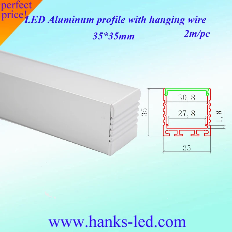 Lampholy 11-15pcs 2m Profile Led Aluminium Extrusion For Floor Double ...