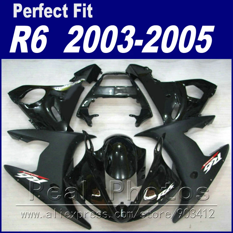 Brand new bodywork for YAMAHA R6 fairing kit 2003 2004 2005 matte and ...