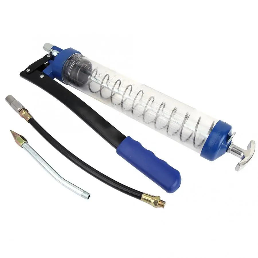 Grease Gun Set 400CC/600CC Heavy Duty Transparent Manual Grease Gun ...