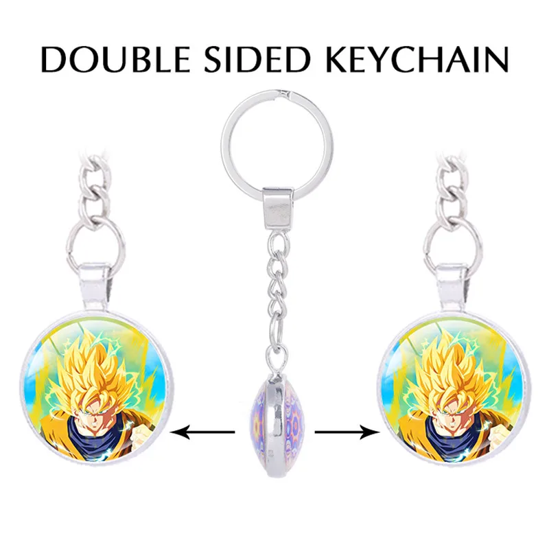 Vegeta Dragon Ball Z key chain Anime Manga key holder Japanese Cartoon ...