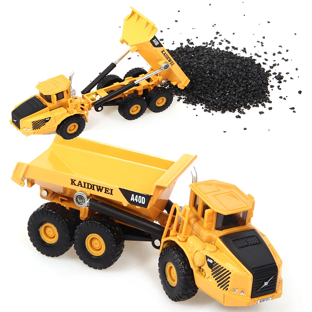 1:87 Mini Model Alloy Loader Armored Car Lorry Dump Truck Kids Gift Toy ...