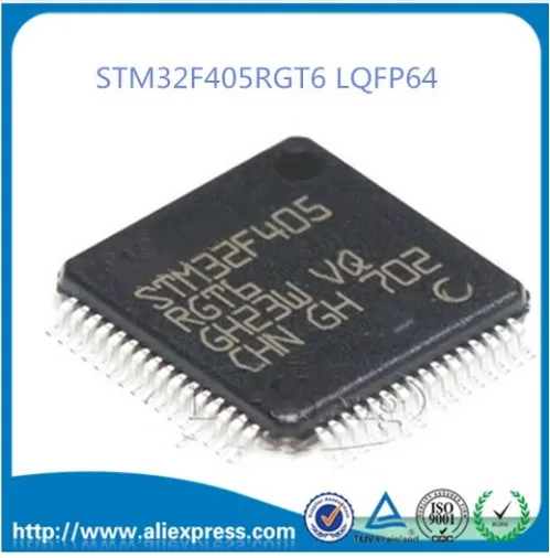 STM32F405RGT6 microcontrollers 32 bit 1MB flash memory LQFP 64 chip-in ...