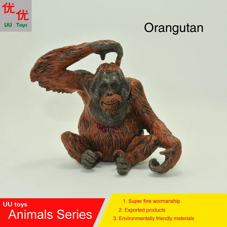 Hot Toys:orangutan Simulation Model Animals Kids Toys Children ...