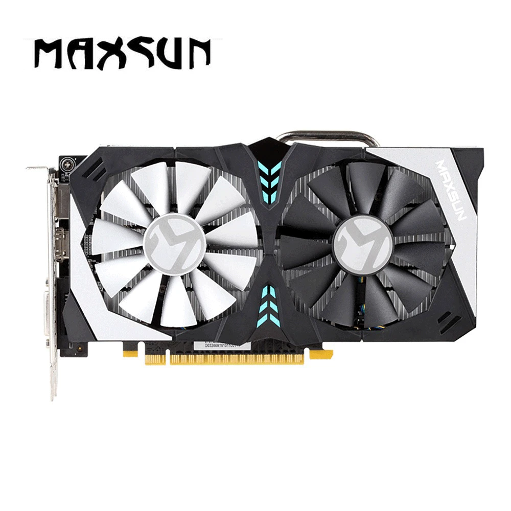 MAXSUN GTX 1050 NVIDIA Graphics Card GPU 2GB GDDR5 128bit PCI E X16 3.0 ...