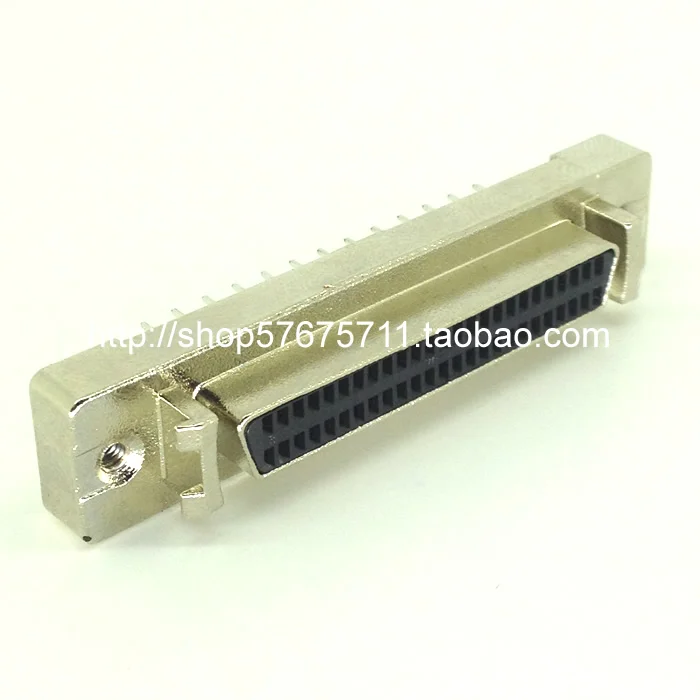 SCSI 50Pin Female Adapter 180 Degree Plug DB50 PCB Head Connector with ...