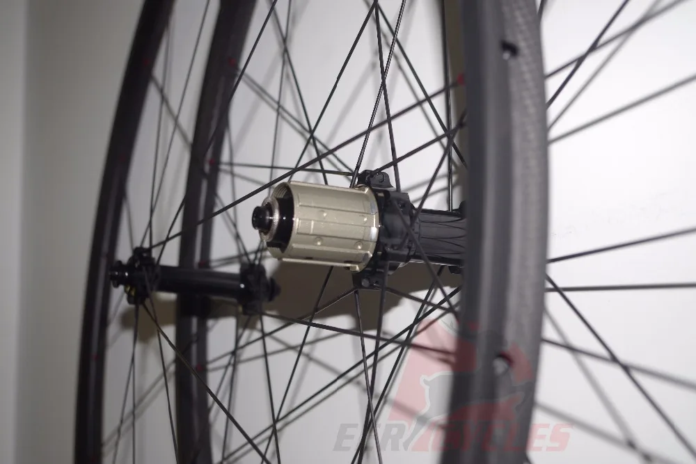 1006g Lightest 700c 20mm x 23mm Tubular Road Bike Carbon Wheels Bicycle ...