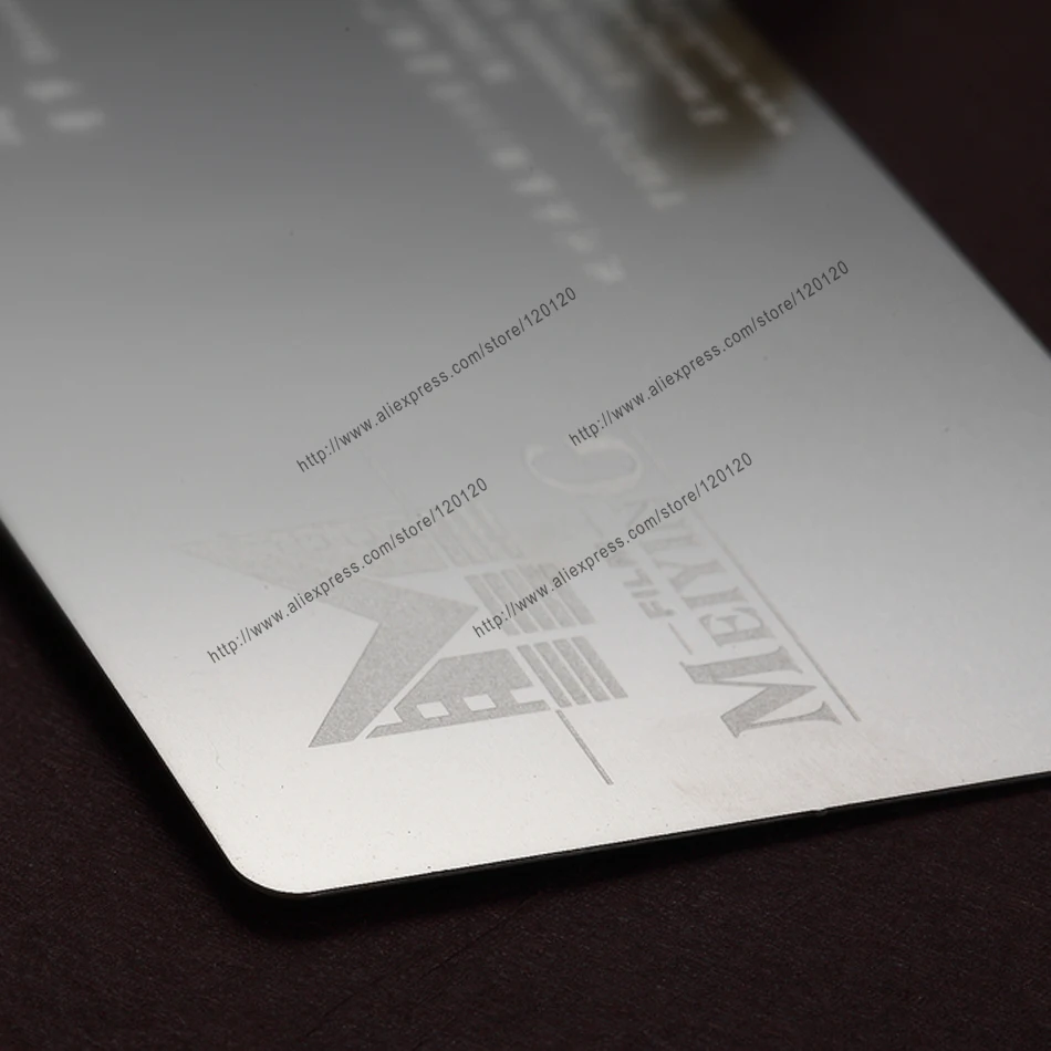 Personalized quality stainless steel business metal card|metal business ...