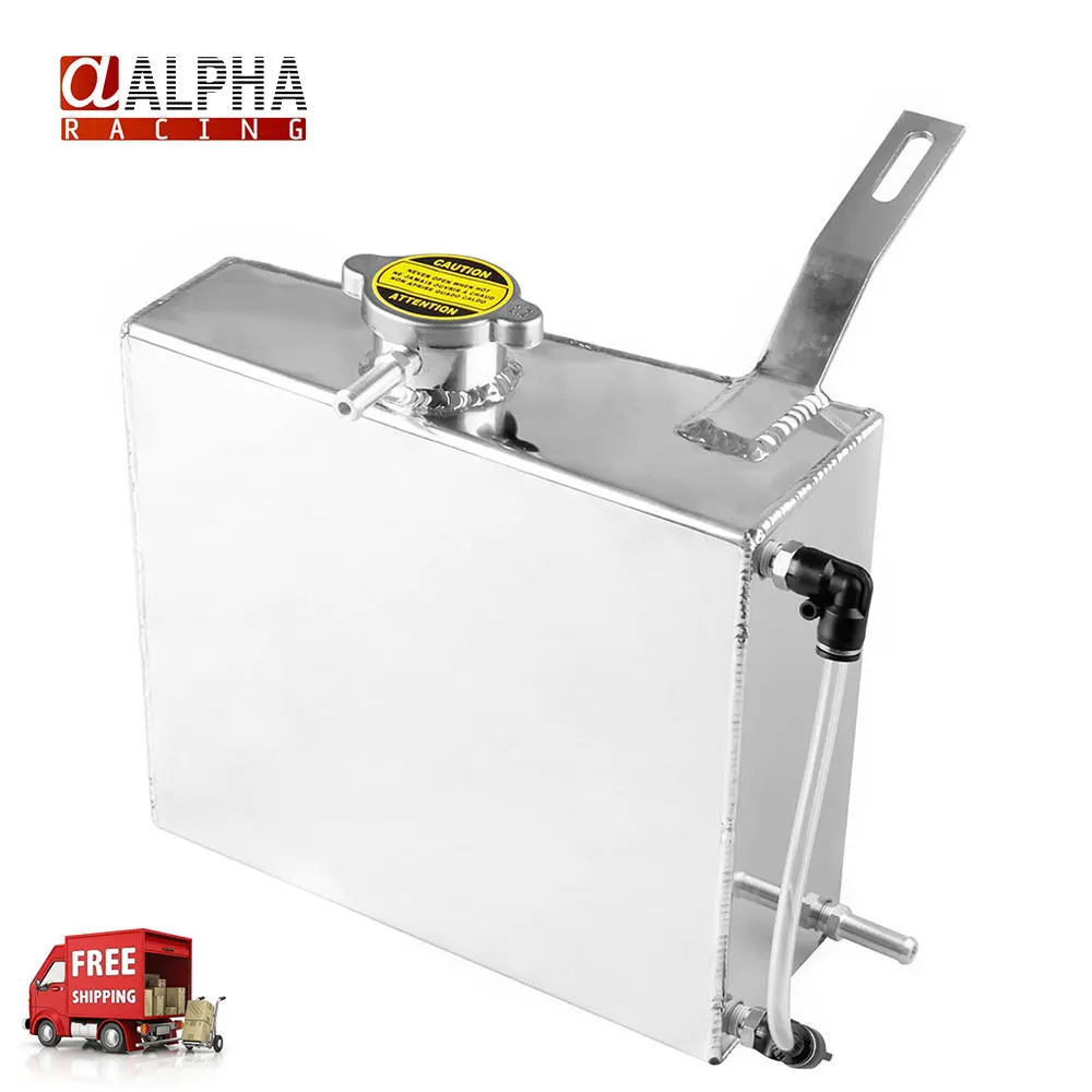 Alpha Racing Free shipping 2L Aluminum Coolant Overflow Oil Catch Tank ...