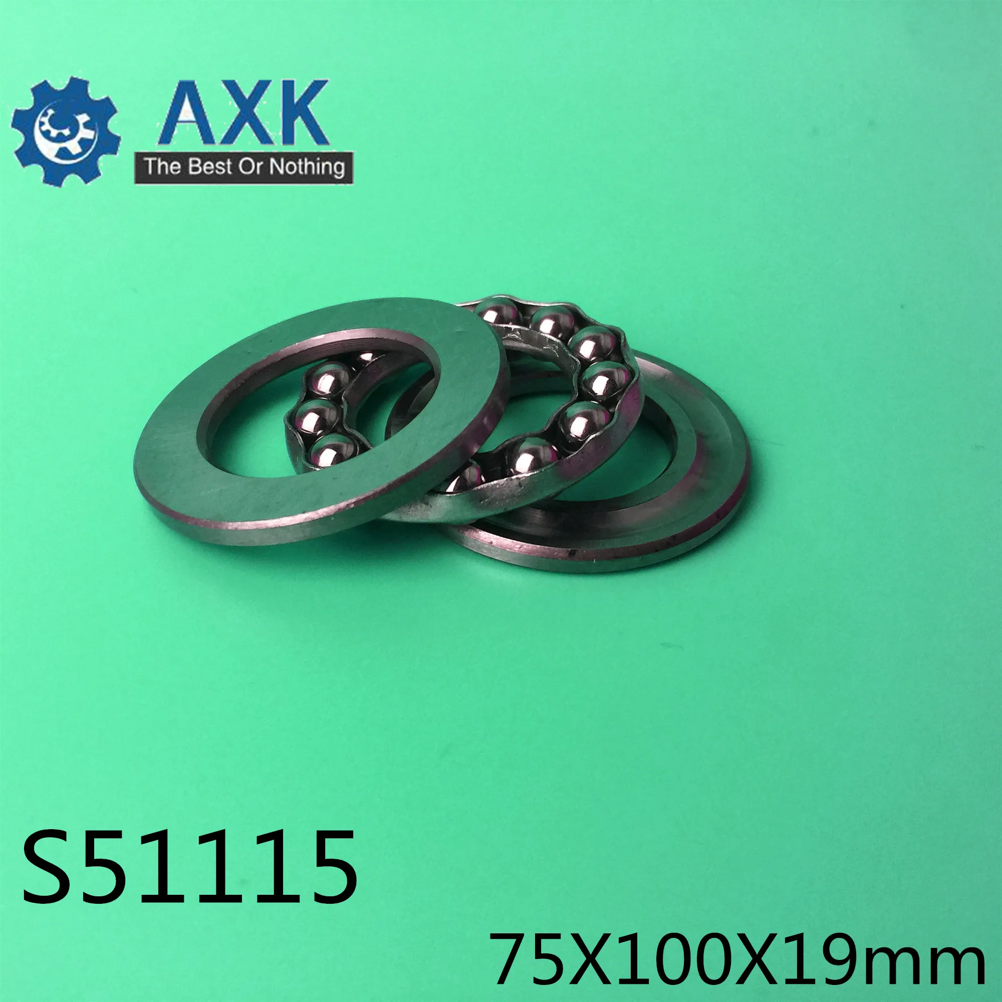 S51115-Bearing-75-100-19-mm-1PC-ABEC-1-Stainless-Steel-Thrust-S-51115 ...