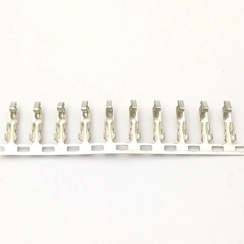 100 unids/lote de terminales de Cable de puente de 2,54mm para carcasa KF2510, conector macho ...