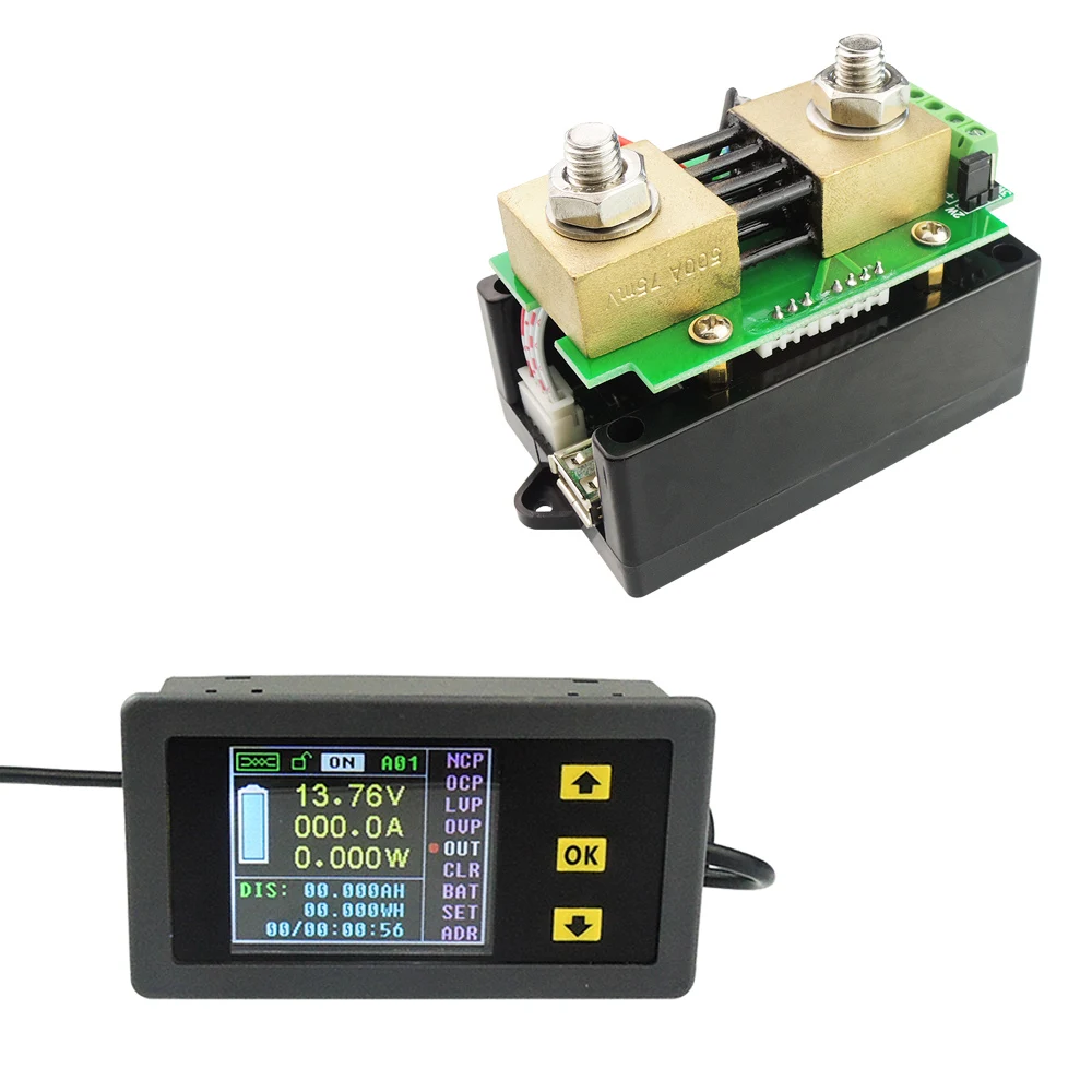 Dc 120v 300a Wireless Digital Lcd Display Digital Current Voltmeter ...