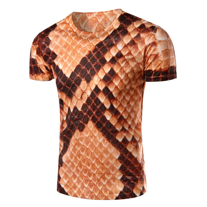 Free shipping cool tops 2016 spring men's personality T shirt printing ...