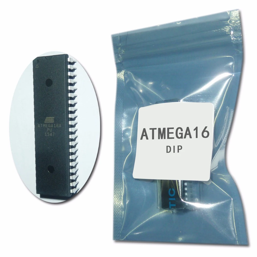 1pcslot Atmega16a Pu Atmega16 Atmega16a Dip 40 In Integrated Circuits From Electronic