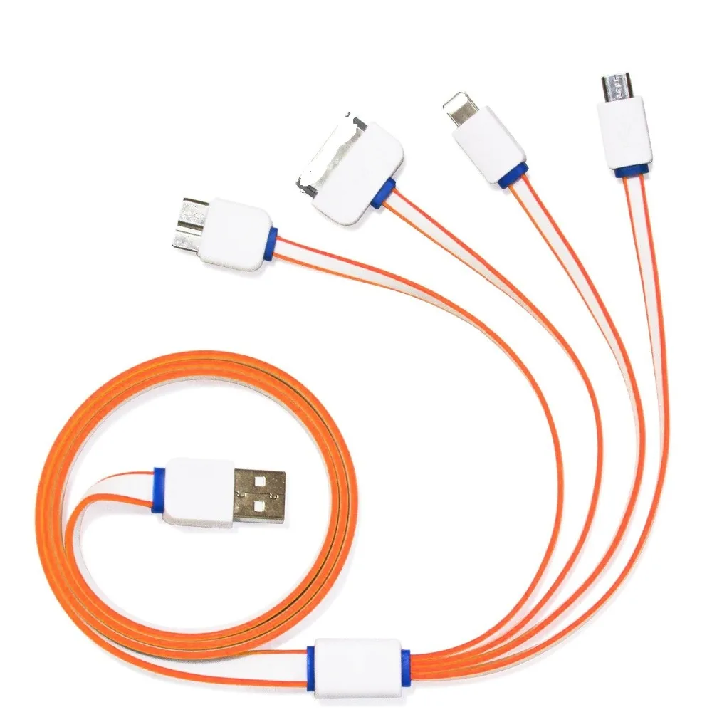Universal Portable USB 4 in 1 Charge Cable Multi Charger Cable for HTC ...