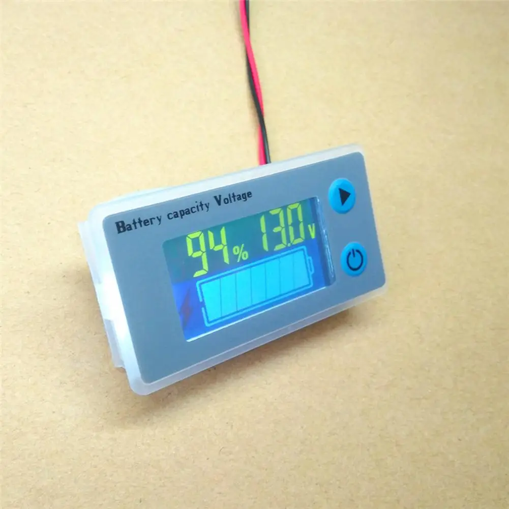 Newest Universal LCD Digital Voltmeter Car Acid Lead Lithium Battery ...