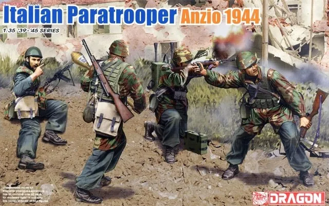 NEW Dragon 6741 Models 1/35 Italian Paratroopers Anzio 1944 Plastic ...