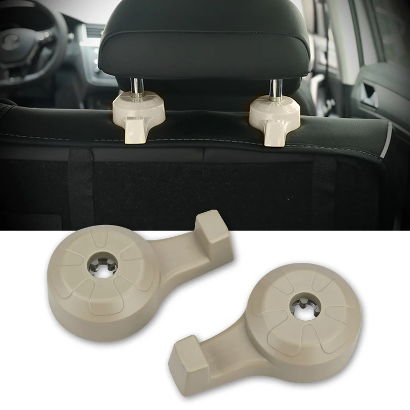 1 쌍 2 색 자동 후크 클립 자동차 뒷좌석 머리 받침 걸이 가방 지갑 천 데일리 식료품 자동차 홀더 인테리어 액세서리headrest Hangerclip Carauto