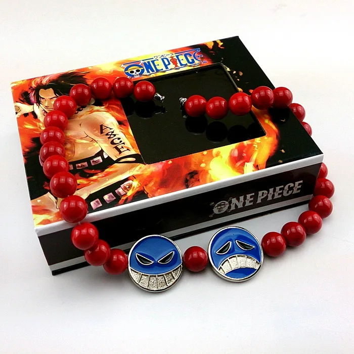 Portgas D Ace Red Necklace - One piece Merchandise | Free Shipping ...