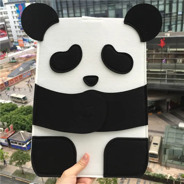 Cartoon Panda Kids Gift Organizer laptop Bag Notebook Cases 9.7,11,12 ...