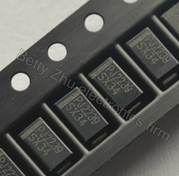 200PCS/LOT SMD Schottky diodes SX34 SS34 3A/40V SMA 1N5822|sma female ...