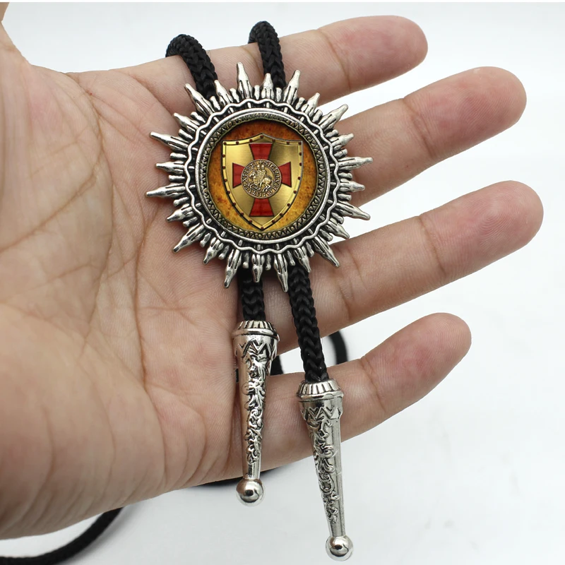 BOLO-0012-New-Arrival-Knights-Templar-Cowboy-Bolo-Tie-Steampunk-Glass ...