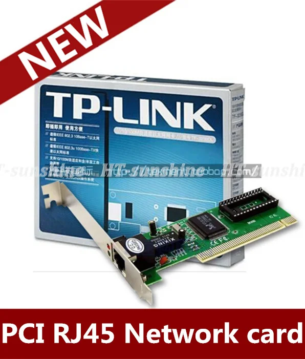 Brand New 2pcs/lot 10/100m Pci Ethernet Lan Adapter Network Card Rj45 ...