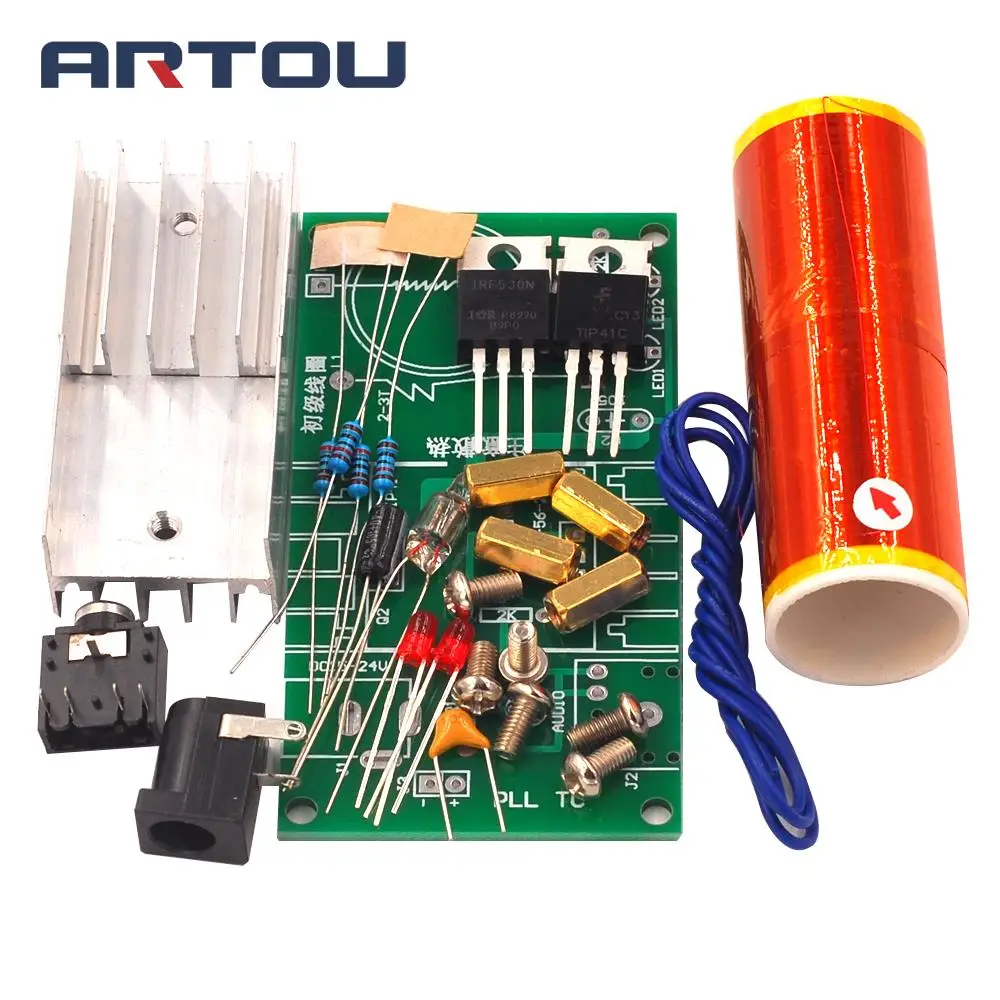 1-Set-Mini-Tesla-Coil-Kit-15W-Mini-Music-Tesla-Coil-Plasma-Speaker ...