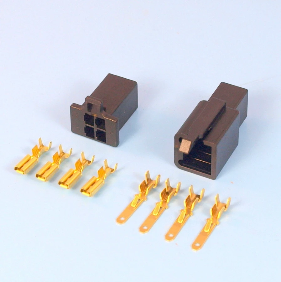 20/50/100sets/lot 4 Pin/Way 2.8mm Mini Electrical Connector Kit Green ...