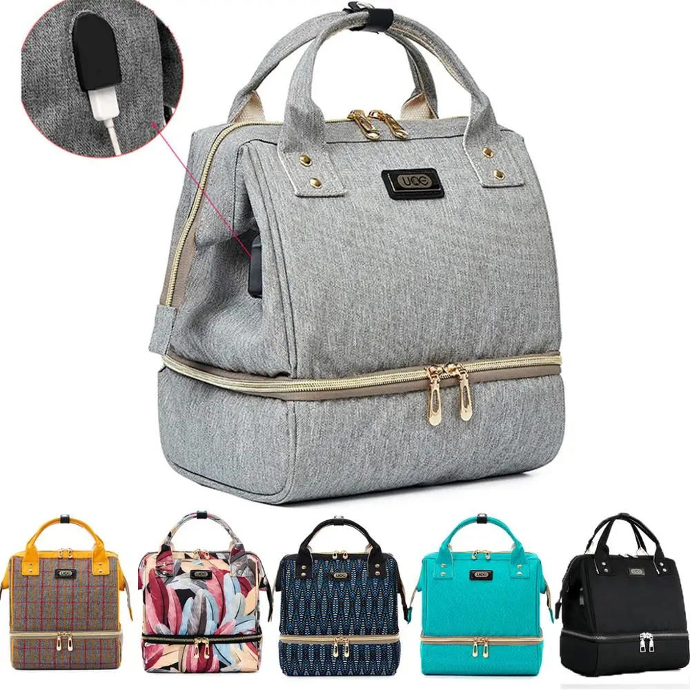 Handbags Mummy Maternity Diaper Bag Brand Thermal Insulation Travel ...