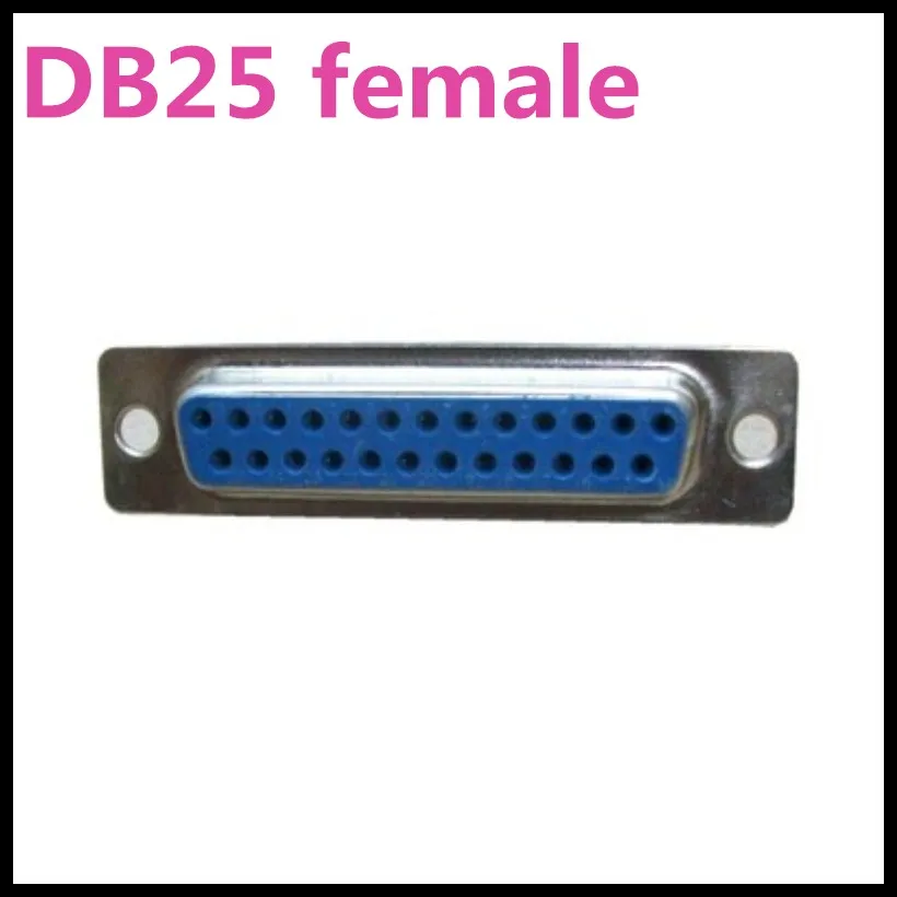 In stock 100pcs 25Pin D SUB DB25 Female Soldering Cup Type Connector-in ...