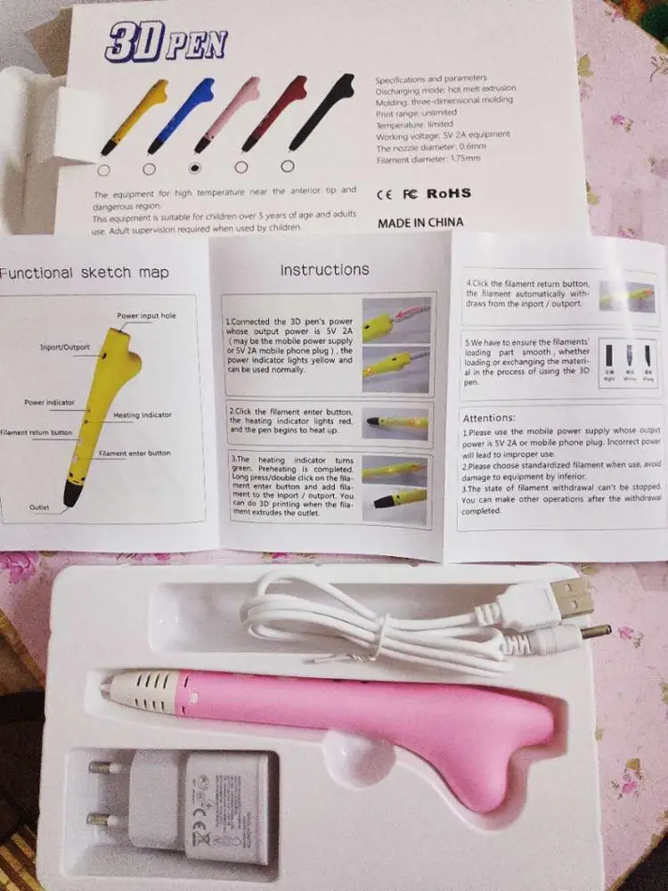 3D Pen Art Printer Drawing Tool - Life Changing Products