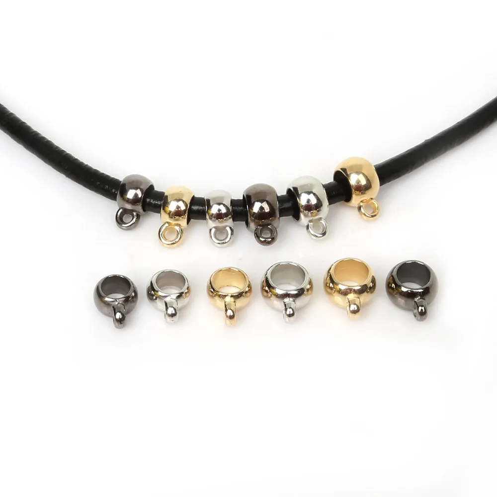 50 ชิ้น/ล็อต 9*12 มม.10*13 มม./Bronze/Silver สี CCB จี้คลิป Clasp BAIL ...