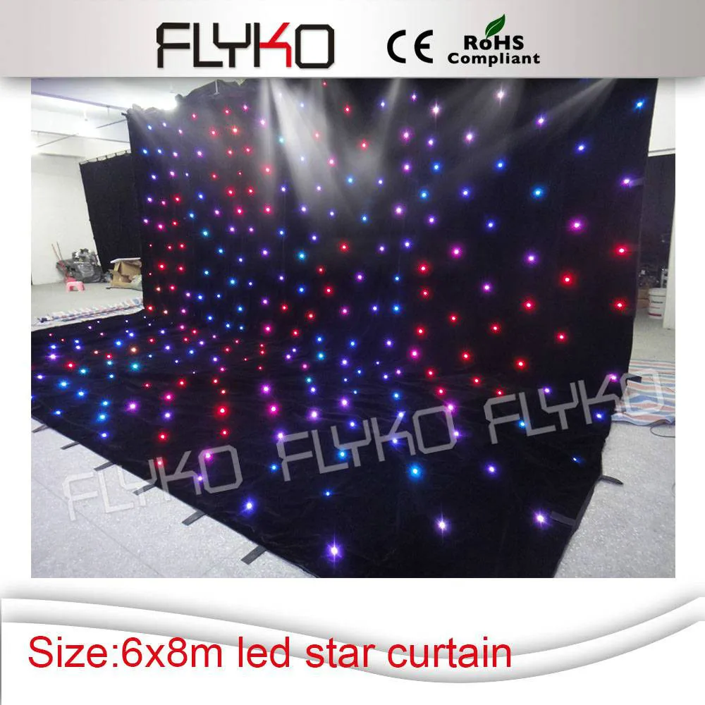 LED Star Cloth full Color for DJ Use,Stage Backdrop Cloth|led star ...