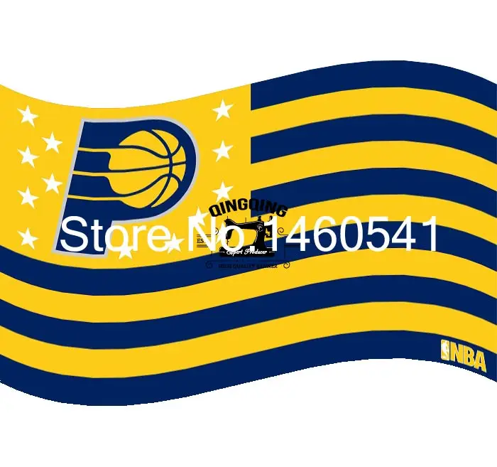 Indiana Pacers Nation Flag 3ft x 5ft Polyester NBA Banner Flying Size ...