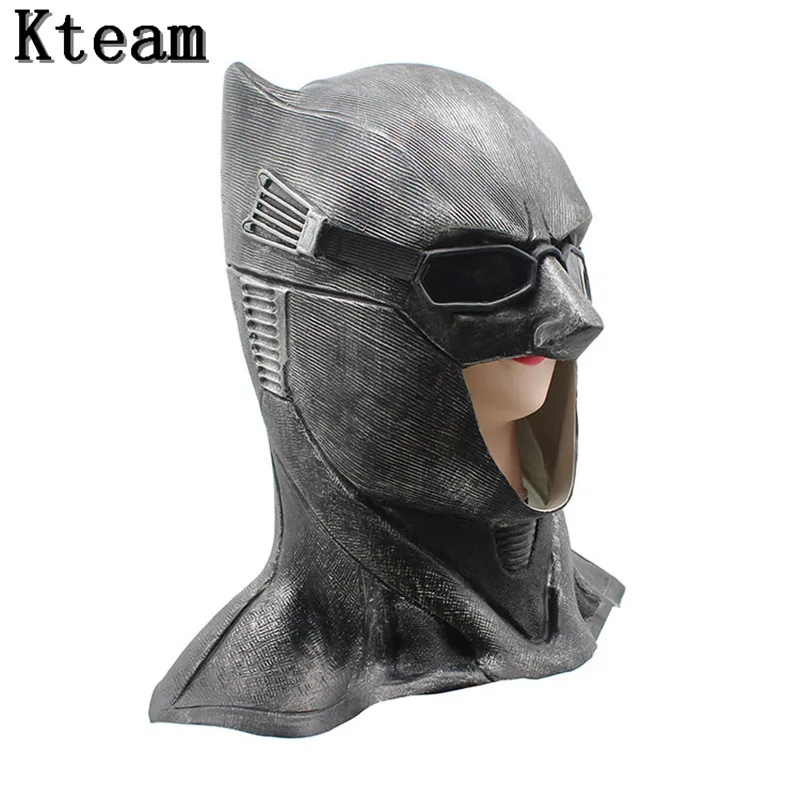 2018 Realistic Halloween Full Face Batman Mask Costume Superhero The ...