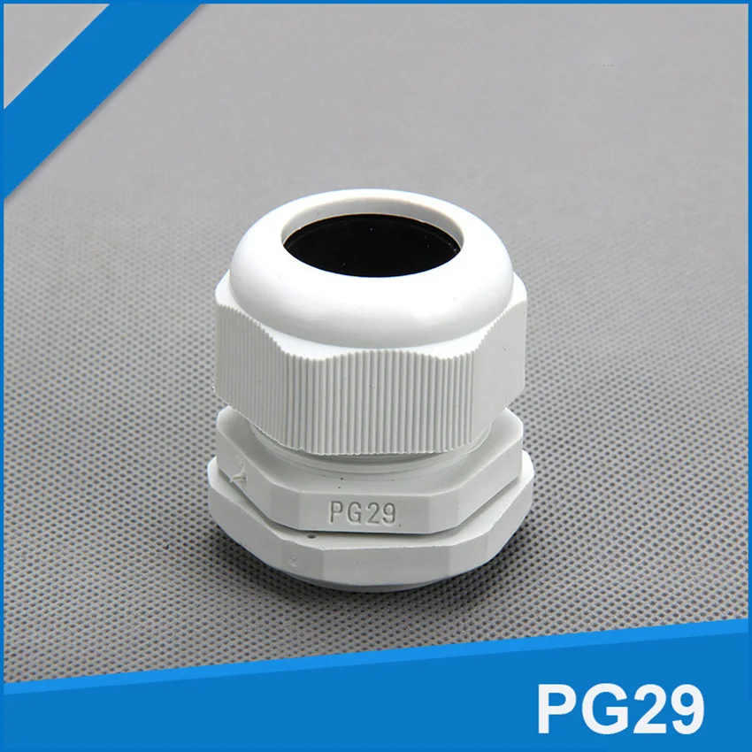 Free Shipping Hot Sale PG29 Plastic Cable Gland White Plastic PG29 ...