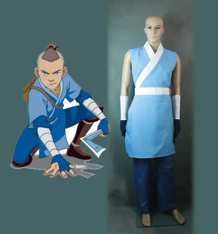 Avatar The Last Airbander Sokka Cosplay Costume Halloween Outfit ...