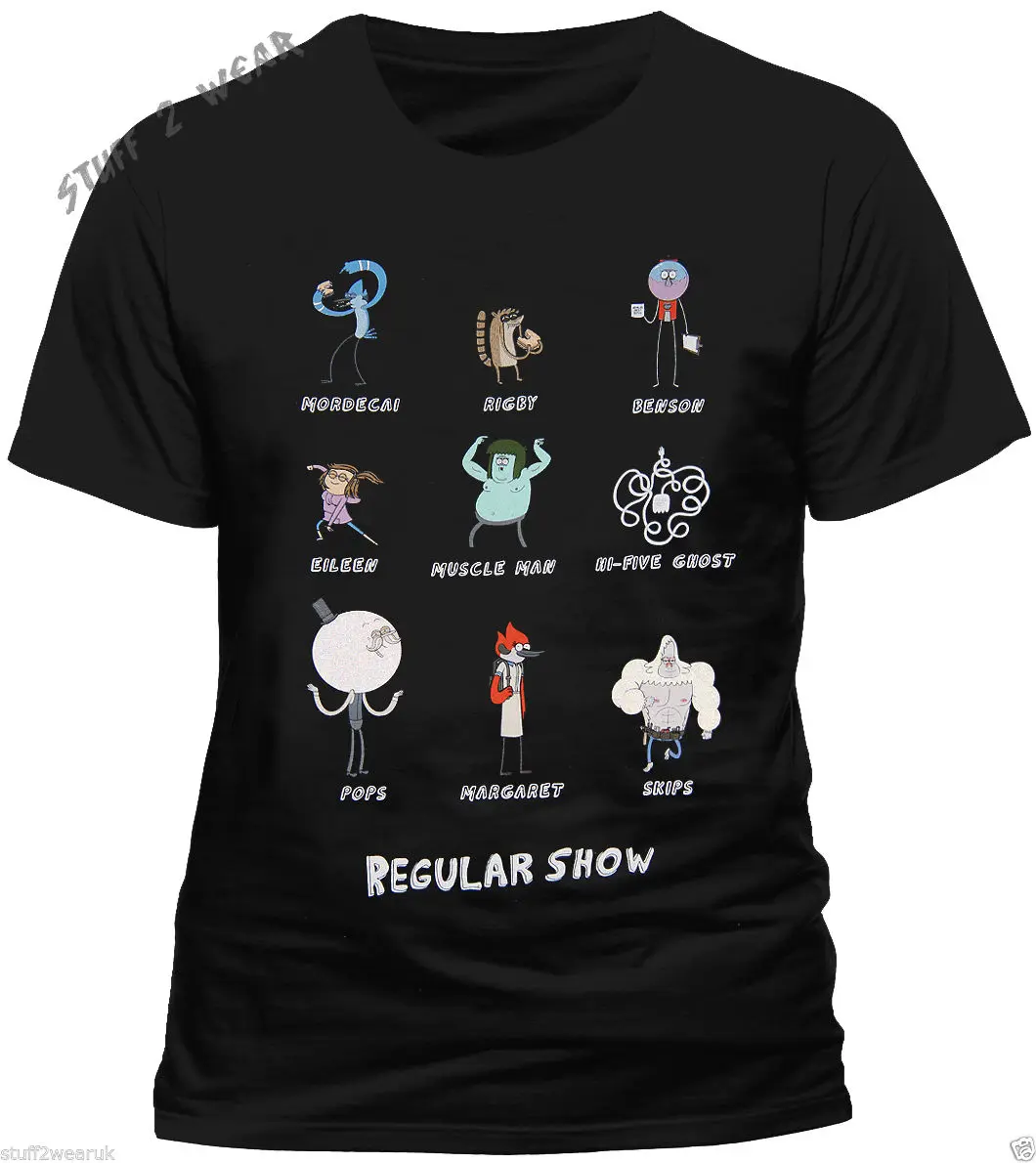 OFICIAL Regular Show T Camisas OOOOOH/Mordecai e o Rigsby/Cast orgulho ...