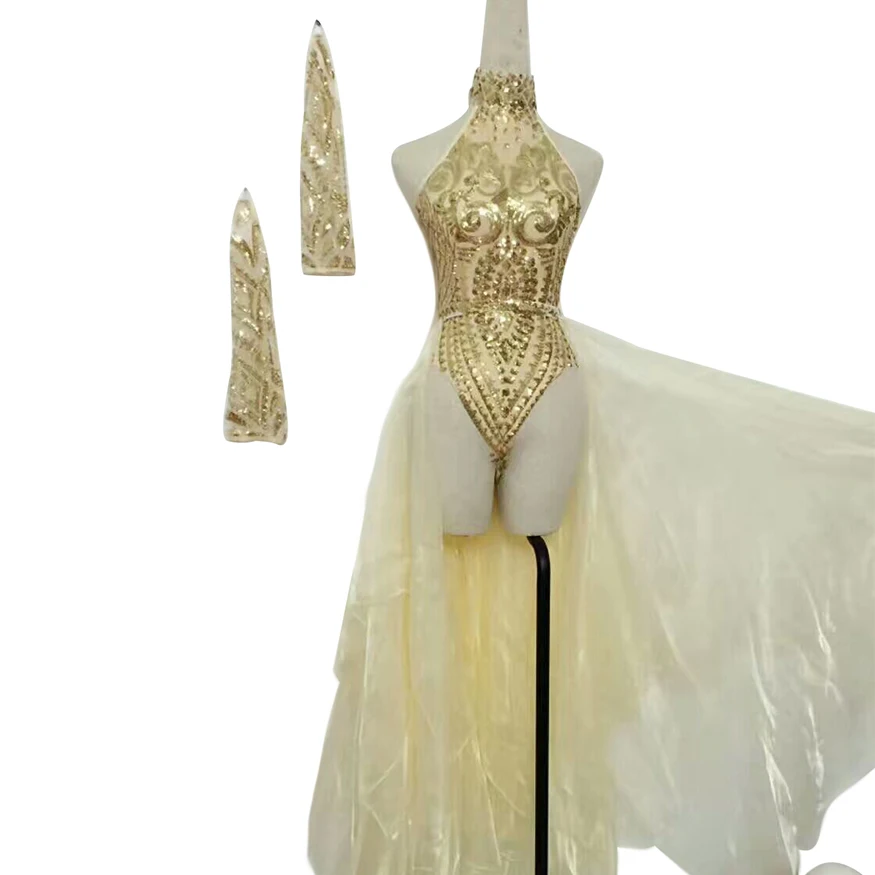 La MaxPa New stage costume for singer female singer costume sexy women ...