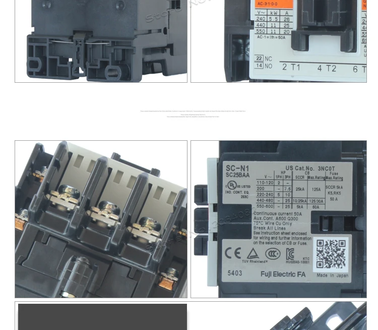 26a 1000v Ac Contactor Ac24v 380v 220v 110v Coil Voltage 3no2no1nc Sc ...