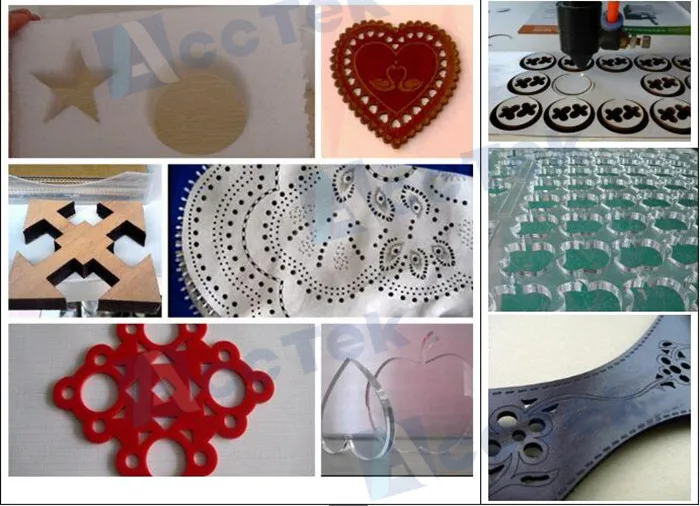 Good quality mini arcylic laser cutter AKJ6040 AKJ6090/ coconut shell ...