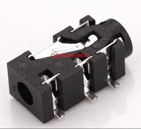 Free shipping earphones socket 3.5 audio socket 5pin 4 sections laptop ...