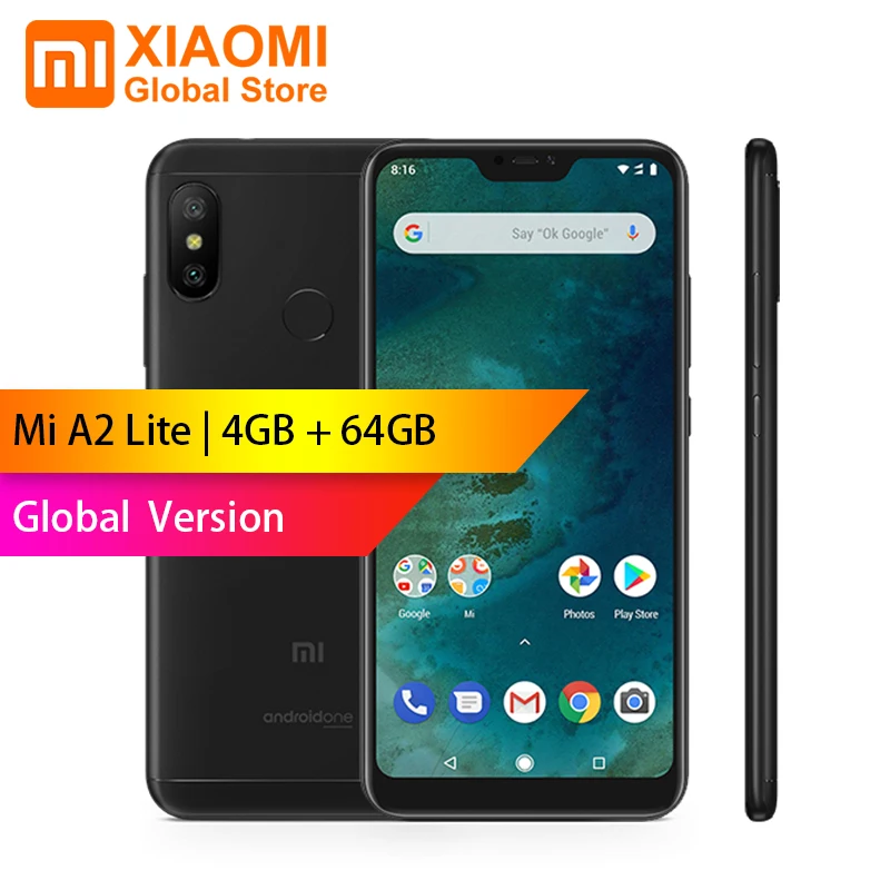 Global Version Xiaomi MiA2 Mi A2 Lite 4GB 64GB Snapdragon 625 Octa Core ...