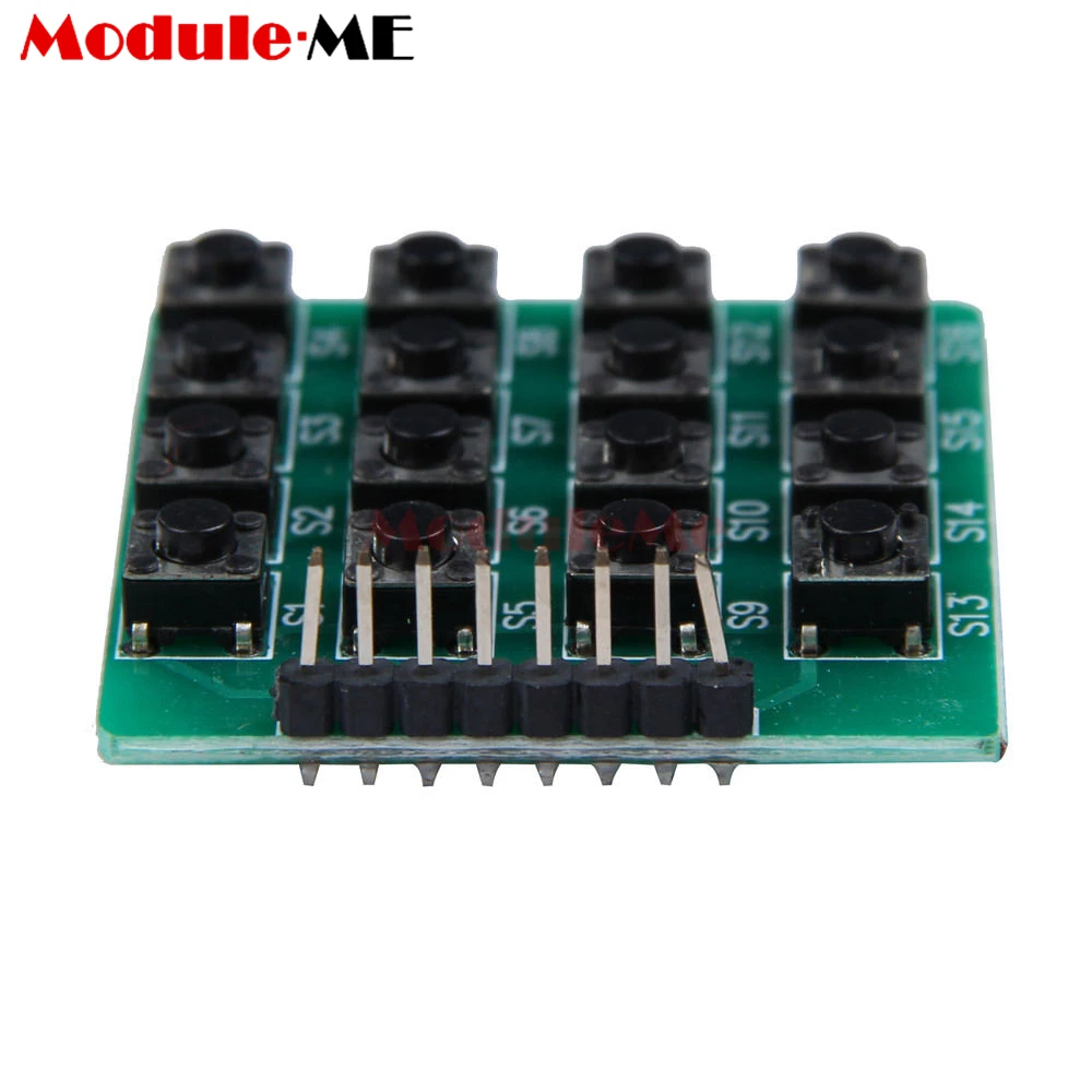 4x4 4*4 Matrix Keypad Keyboard Module 16 Botton Mcu For Arduino Atmel ...