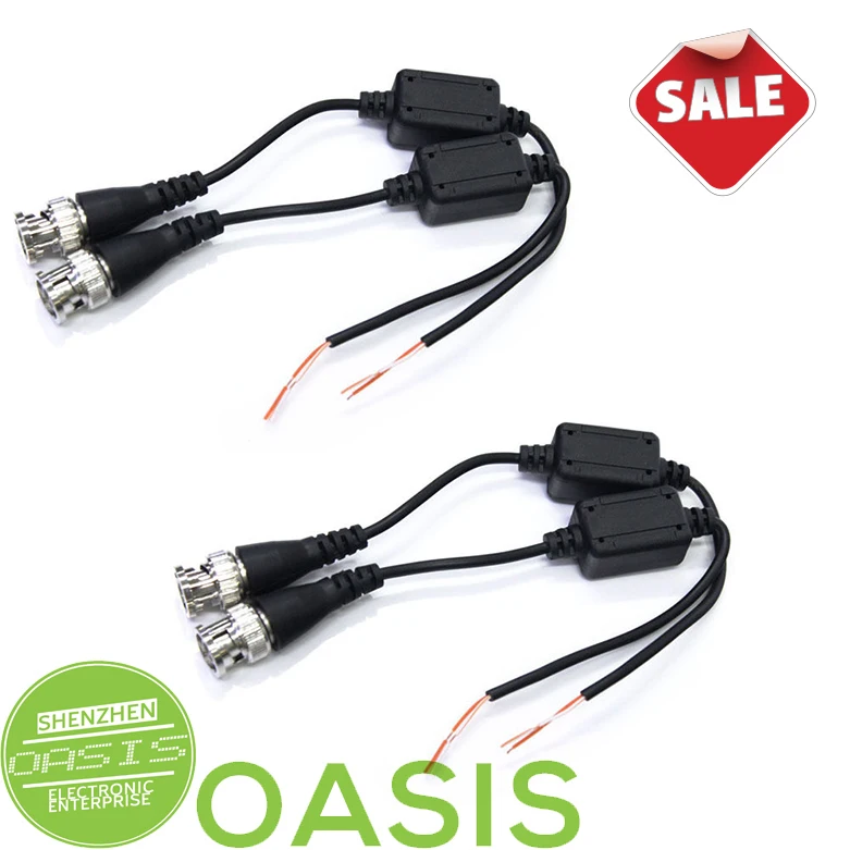2pcs Single Channel Passive Video Balun Water proof design|passive ...