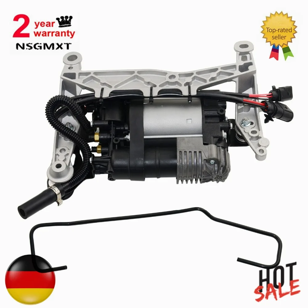 AP01 Air Suspension Compressor With Carrier for Porsche Cayenne II 92A ...