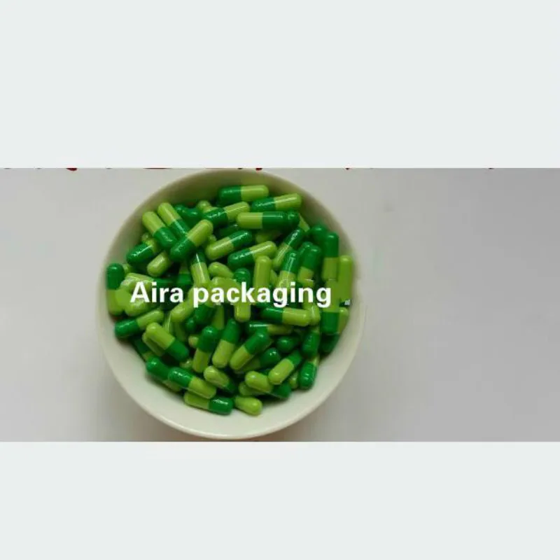 Size 1# Gelatin Capsule Emtpy Shell Medicine Powder Refillable Bottle ...