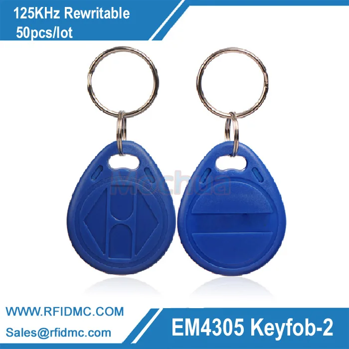 Em4305 Rfid Hotel Key Fobs 125khz Keychain Rewritable Proximity Abs ...