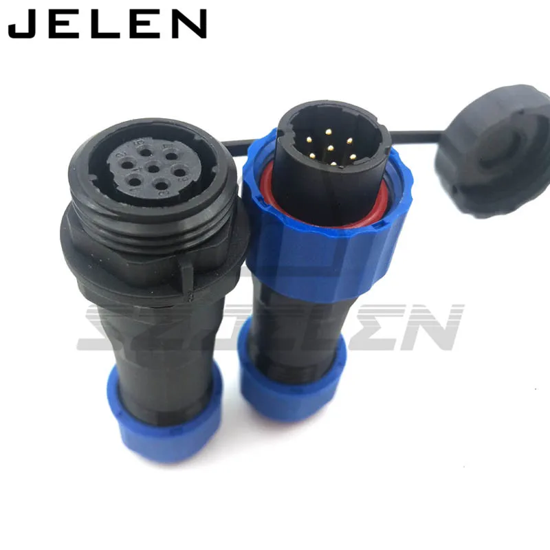 SD16-Waterproof-Connector-2-3-4-5-6-7-9pin-Male-and-female-connector ...