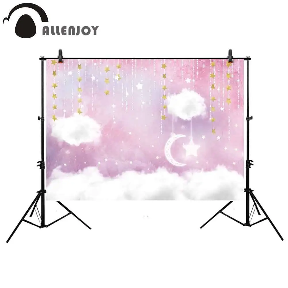 Allenjoy photography background watercolor starry sky gold stars ...